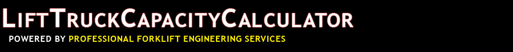 Professional Forklift Engineering Services, LLC - Forklift Capacity ...